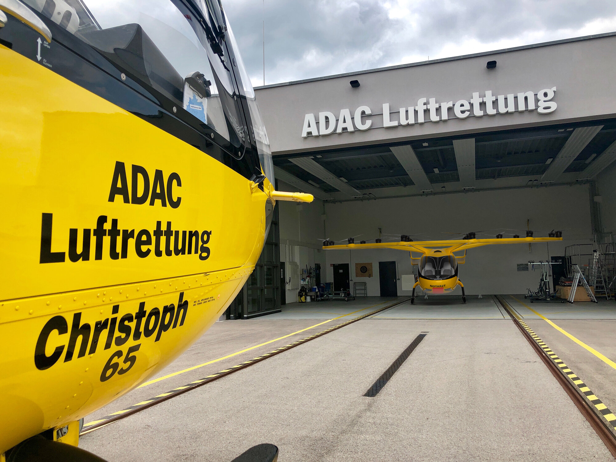 Adac Luftrettung Logo Rettungshubschrauber Christoph 67 Des ADAC Hat